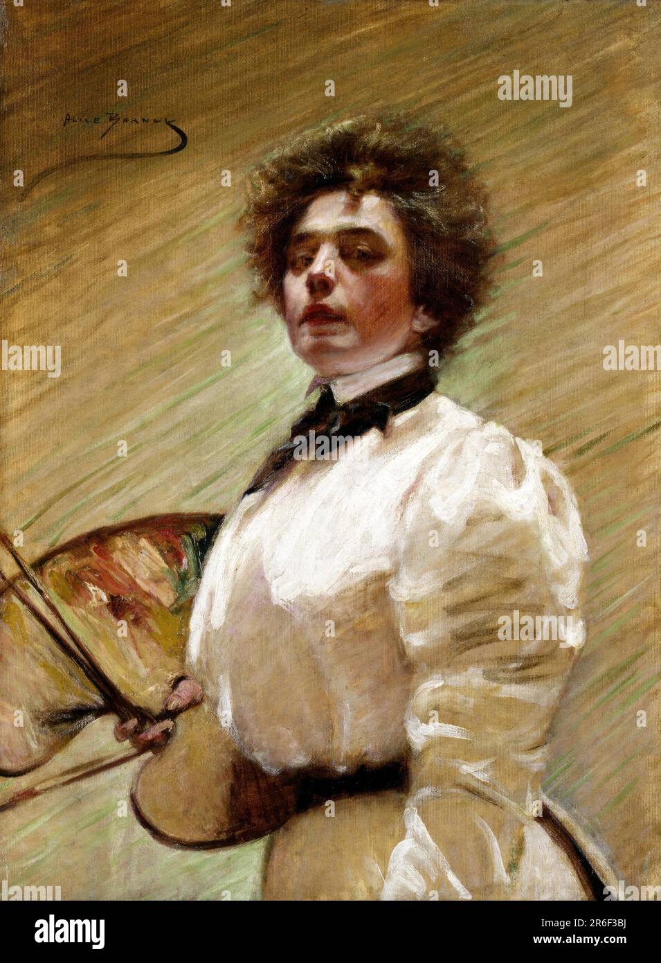 Self-Portrait with Palette. oil on canvas. Date: ca. 1906. Museum ...