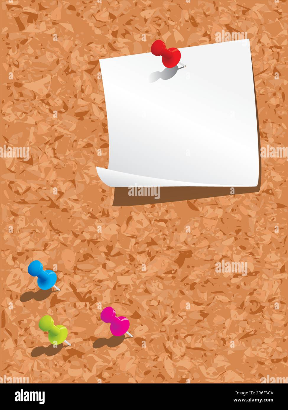 Bulletin board pins Stock Vector Images - Alamy