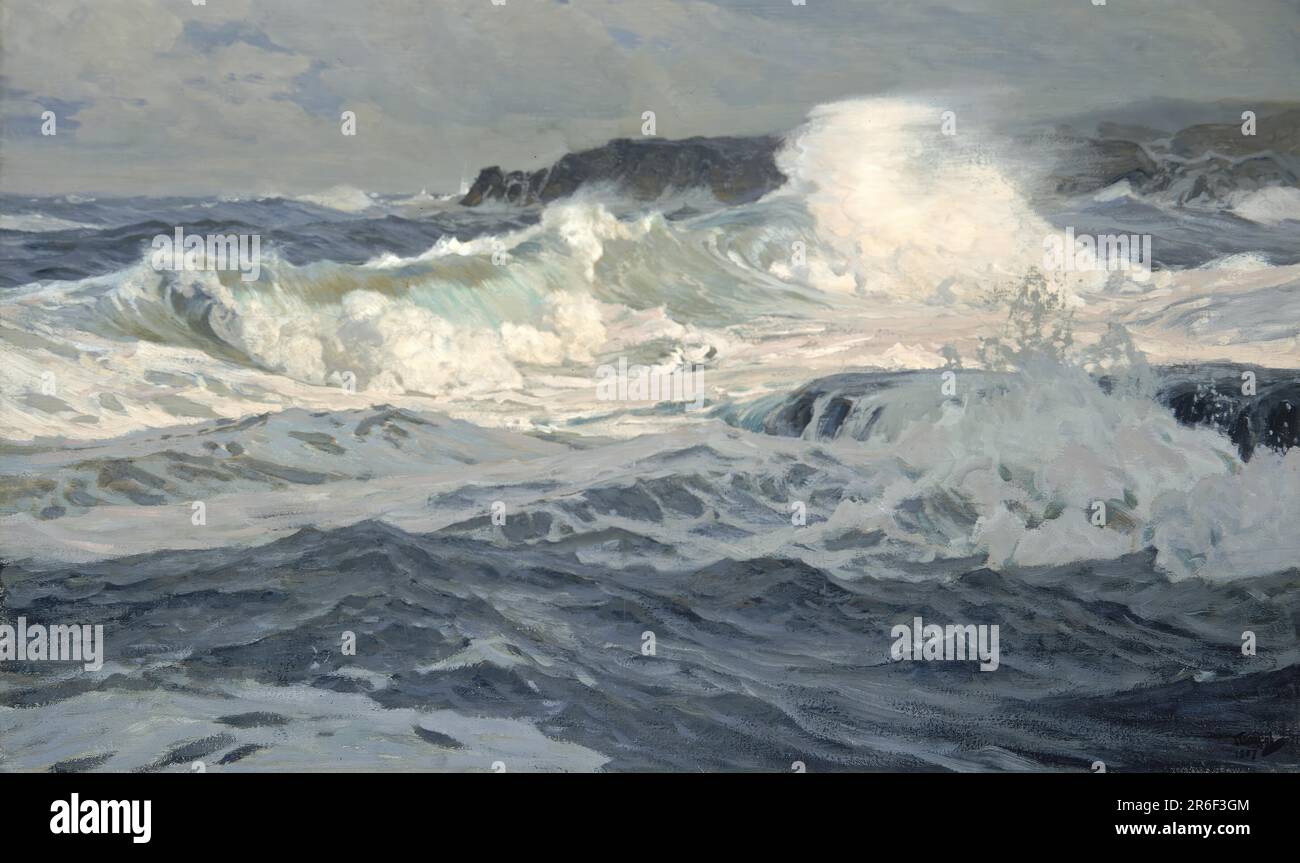 Southwesterly Gale, St. Ives. oil on canvas. Date: 1907. Museum ...