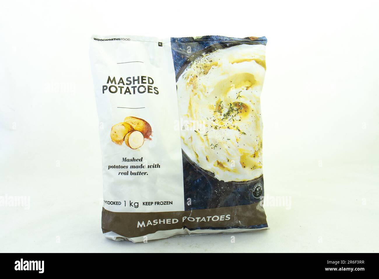 Johannesburg, South Africa - A bag of mashed potatoes from Woolworths ...