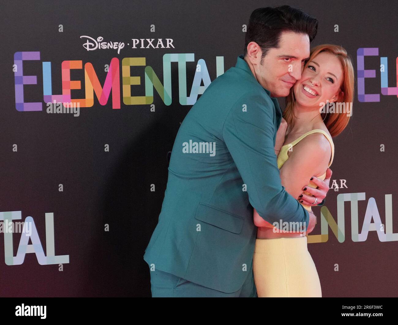 Los Angeles, USA. 08th June, 2023. (L-R) David Dastmalchian and Evelyn ...