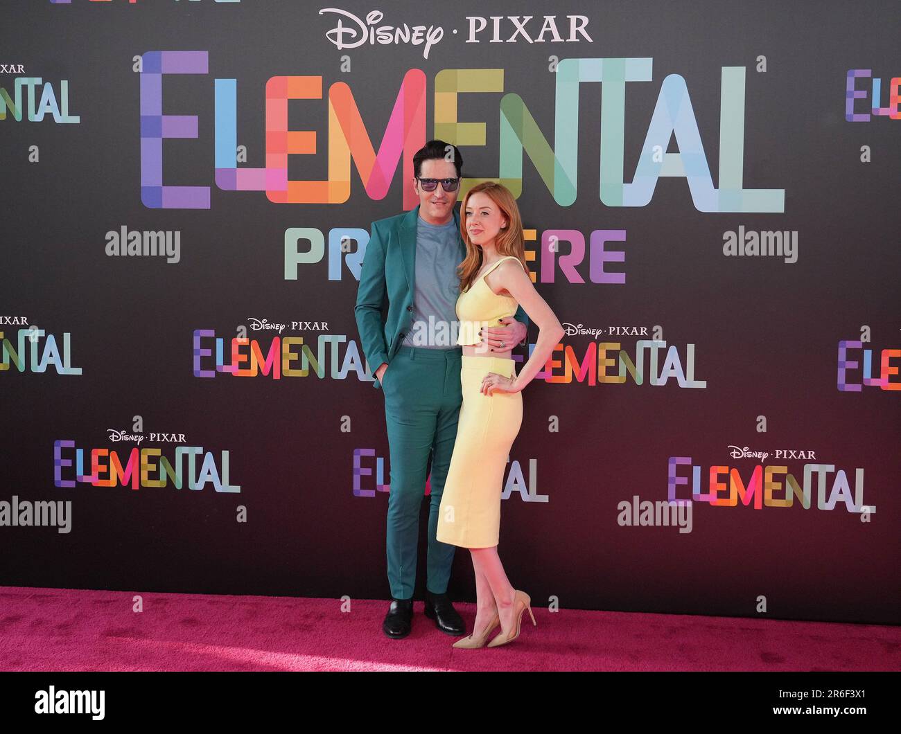 Los Angeles, USA. 08th June, 2023. (L-R) David Dastmalchian and Evelyn ...
