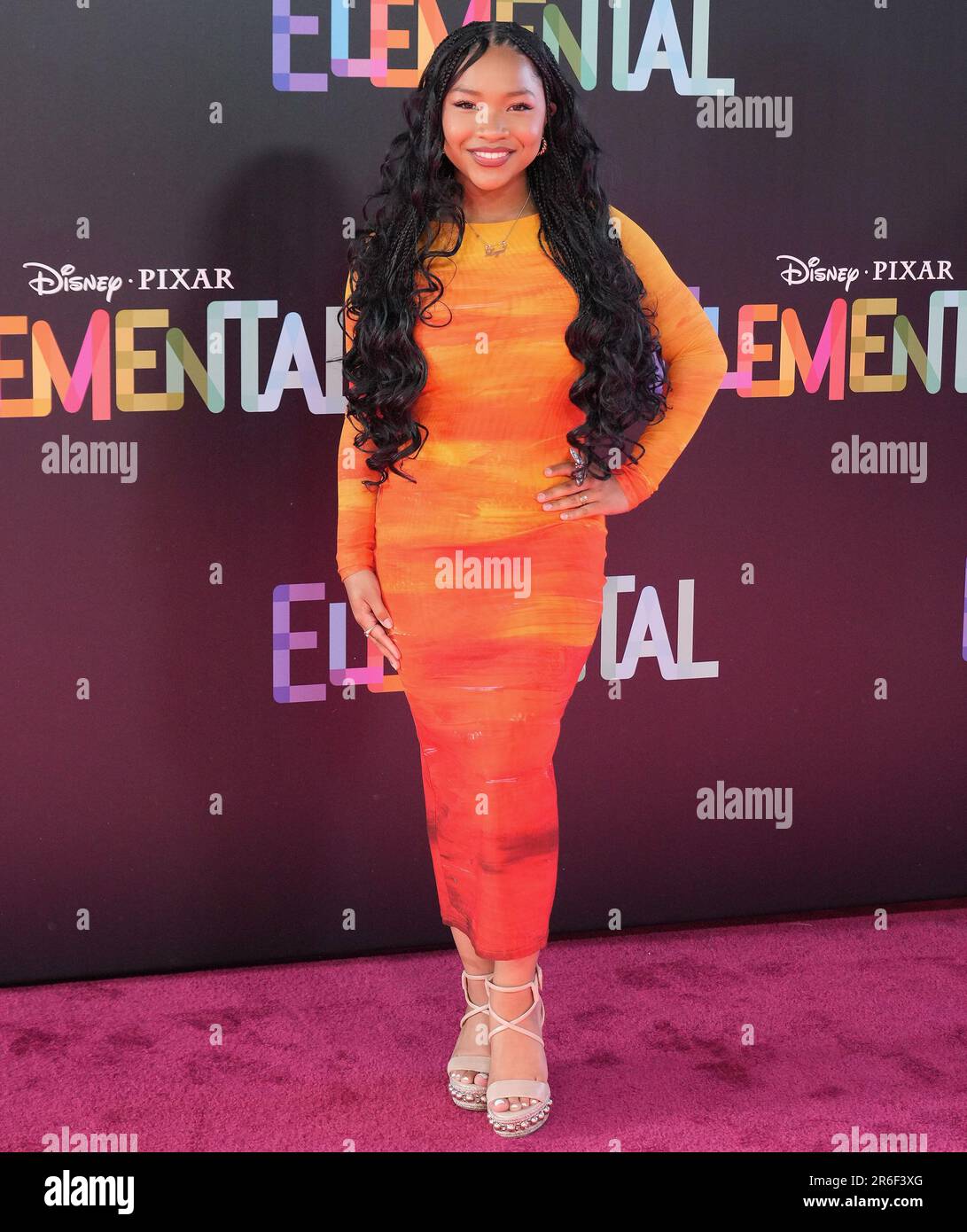 Los Angeles, USA. 08th June, 2023. Laya DeLeon Hayes arrives at the ...