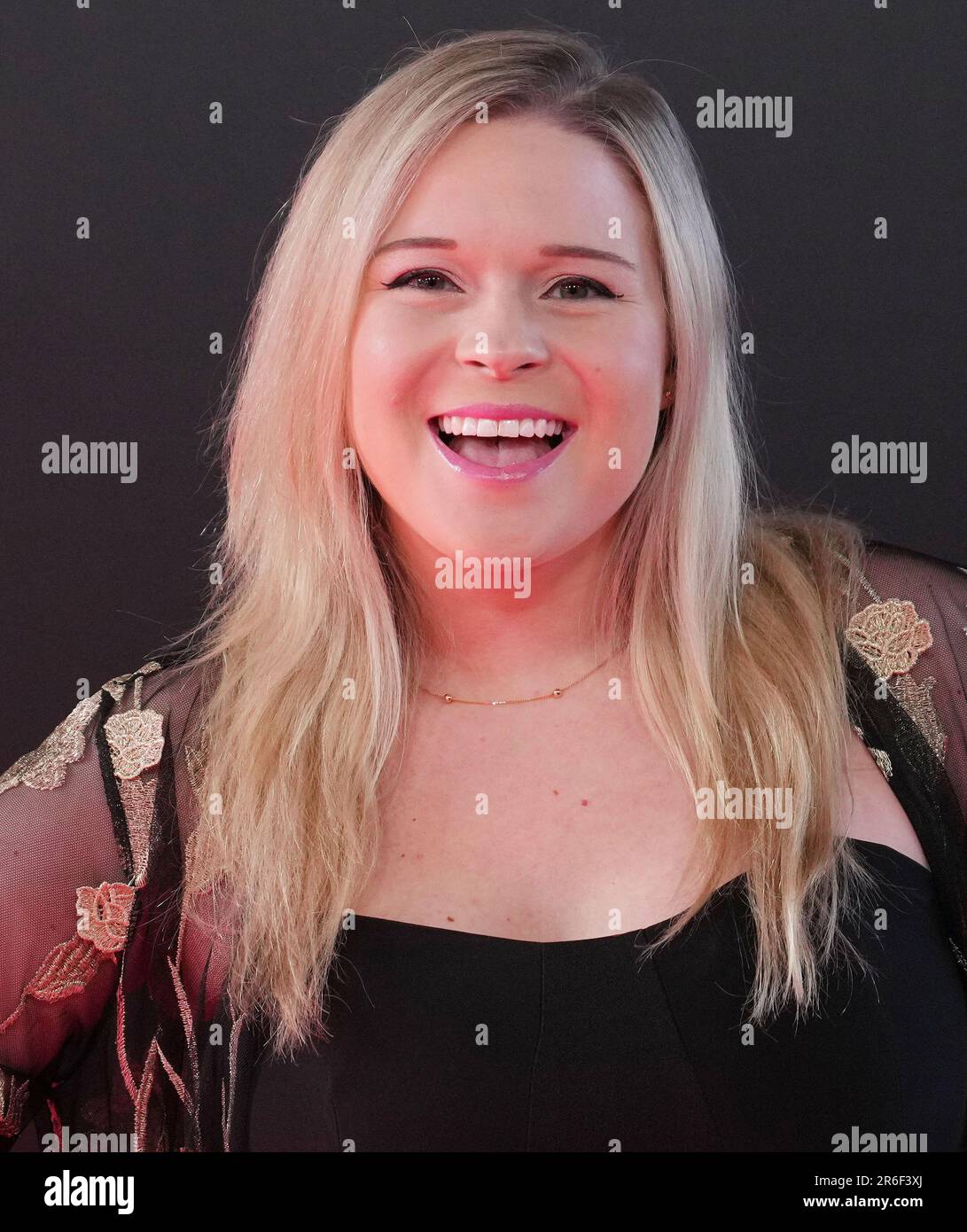 Los Angeles, USA. 08th June, 2023. Paige Zilba arrives at the Disney ...