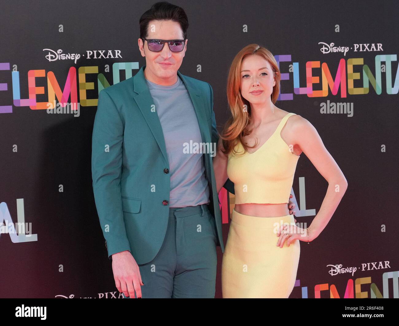Los Angeles, USA. 08th June, 2023. (L-R) David Dastmalchian and Evelyn ...