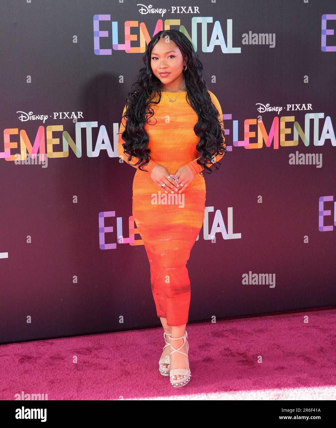 Los Angeles, USA. 08th June, 2023. Laya DeLeon Hayes arrives at the ...