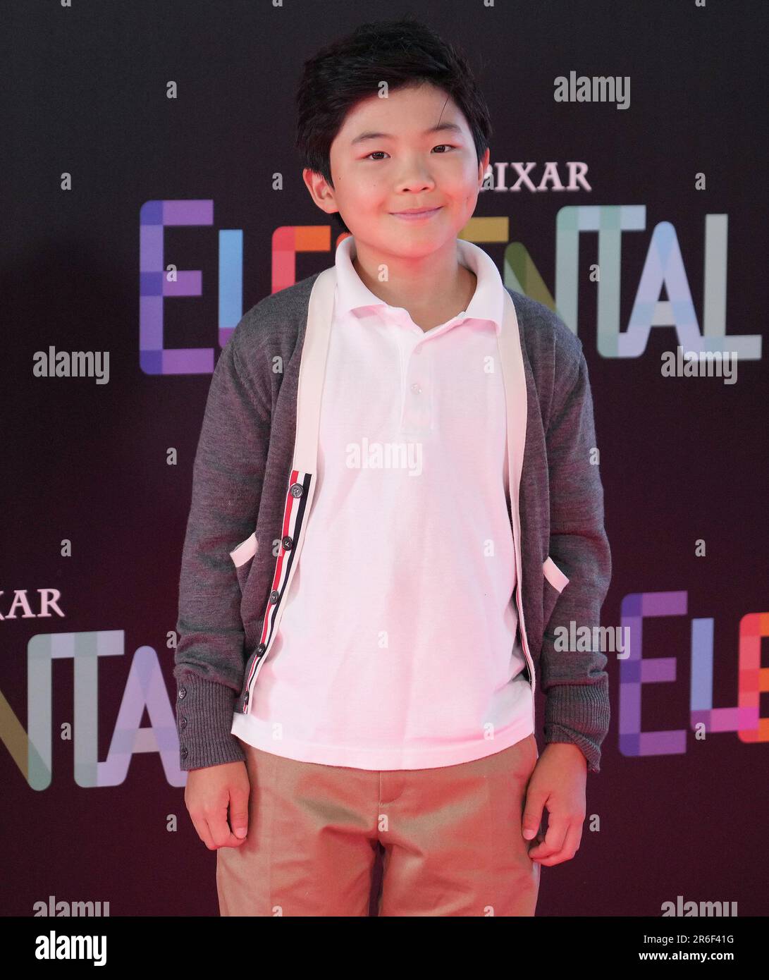 Los Angeles, USA. 08th June, 2023. Alan Kim arrives at the Disney Pixar ...