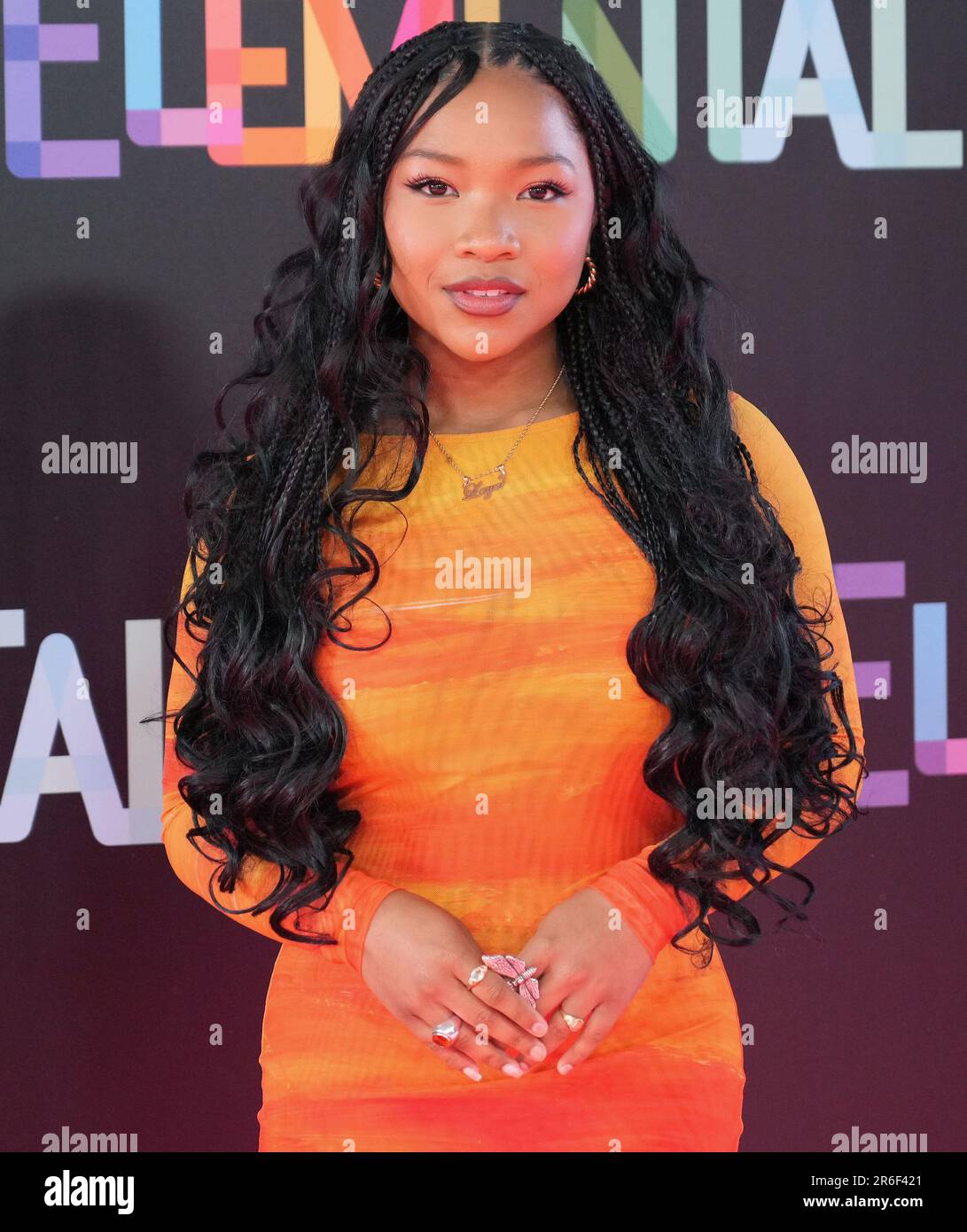 Los Angeles, USA. 08th June, 2023. Laya DeLeon Hayes arrives at the ...