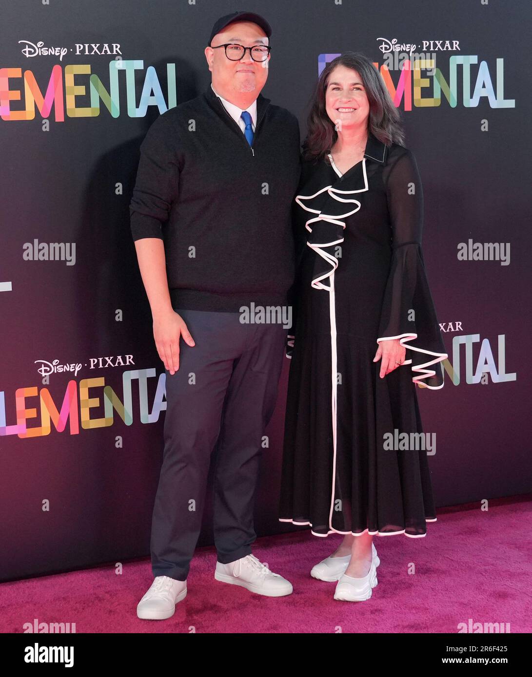 Los Angeles, USA. 08th June, 2023. (L-R) Peter Sohn and Denise Ream at ...
