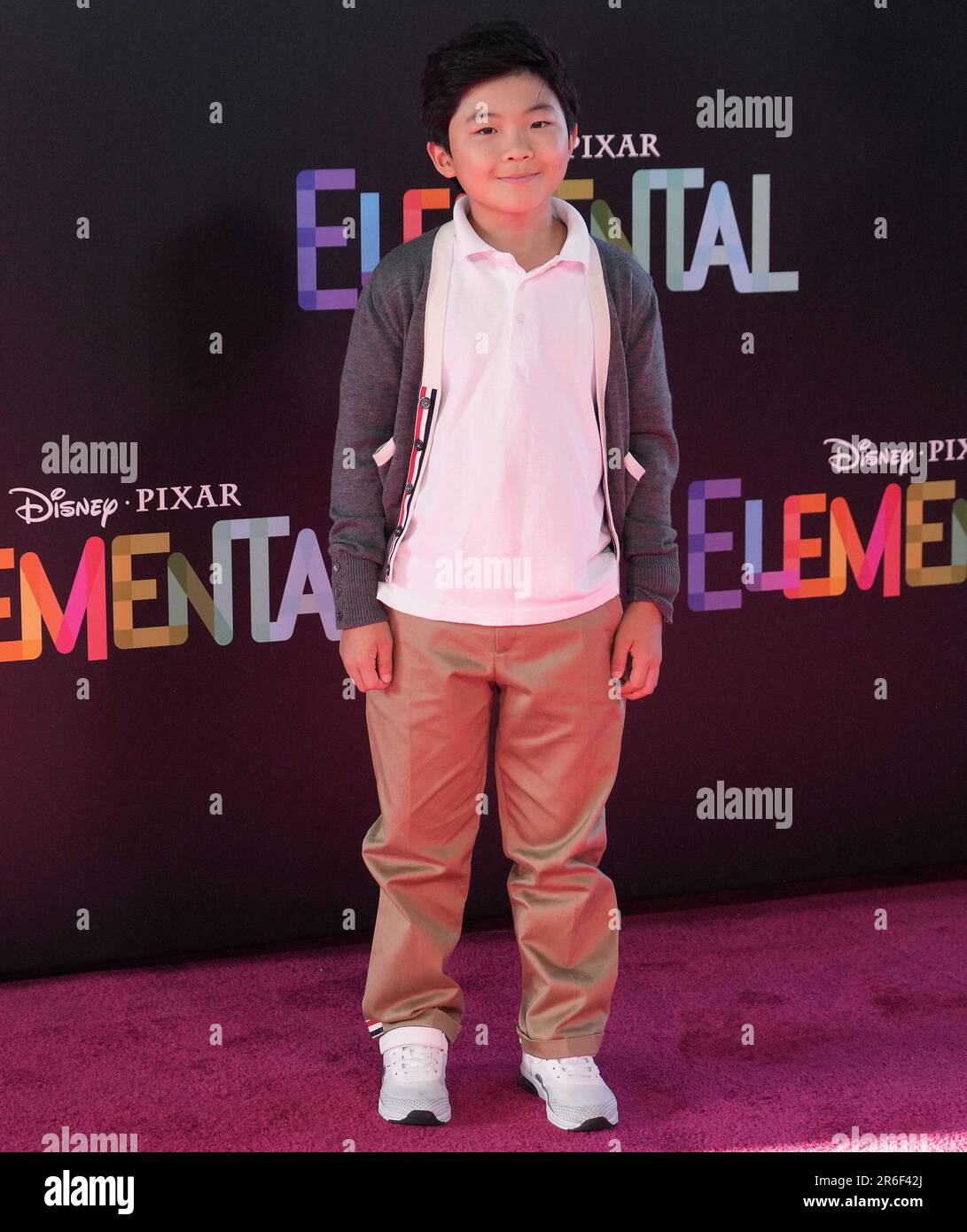 Los Angeles, USA. 08th June, 2023. Alan Kim arrives at the Disney Pixar ...