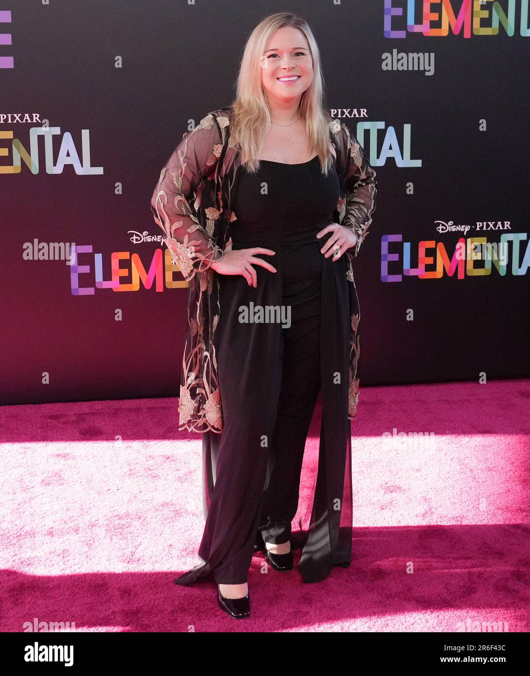 Los Angeles, USA. 08th June, 2023. Paige Zilba arrives at the Disney ...
