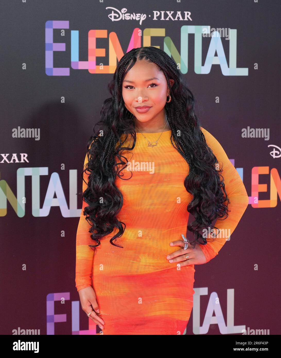 Los Angeles, USA. 08th June, 2023. Laya DeLeon Hayes arrives at the ...