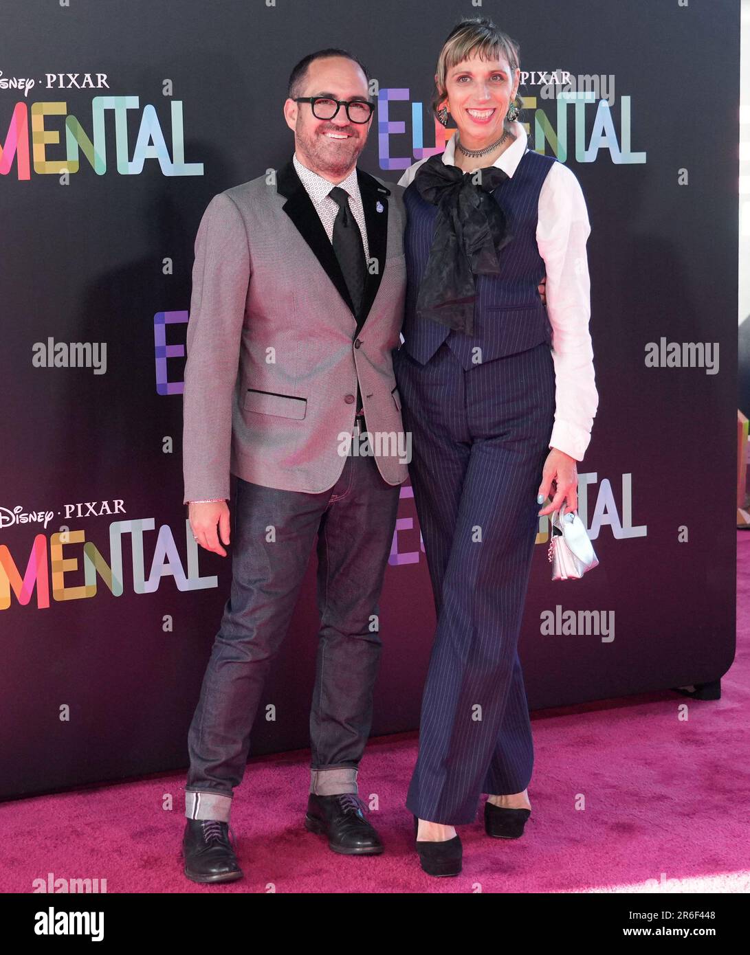 Los Angeles, USA. 08th June, 2023. (L-R) John Hoberg and Kat Likkel at ...