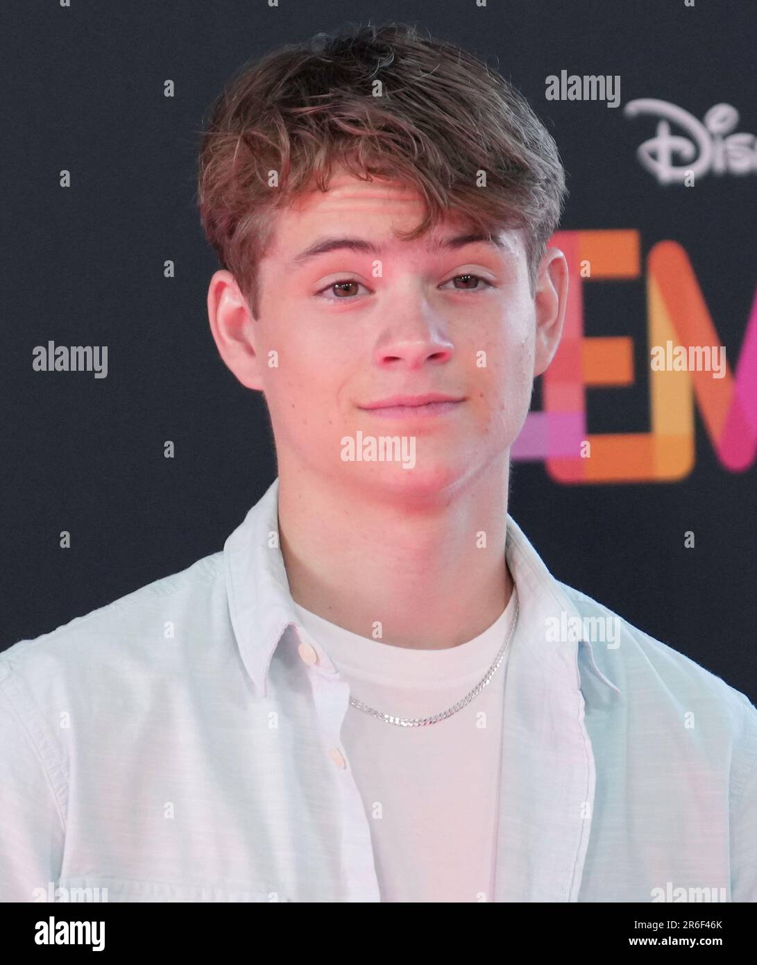 Los Angeles, USA. 08th June, 2023. Preston Oliver arrives at the Disney ...