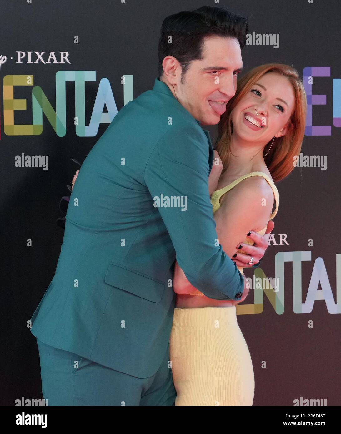 Los Angeles, USA. 08th June, 2023. (L-R) David Dastmalchian and Evelyn ...