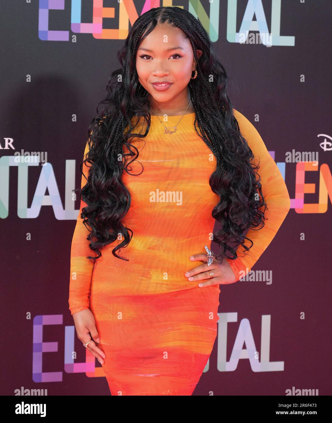 Los Angeles, USA. 08th June, 2023. Laya DeLeon Hayes arrives at the ...