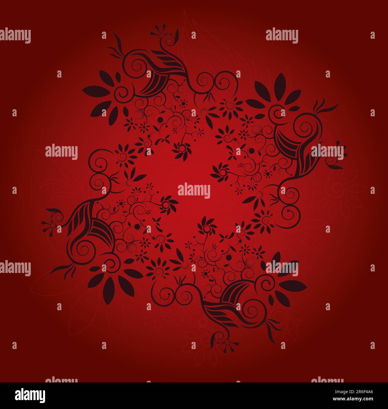 organic decorative flower vector background Stock Vector Image & Art ...