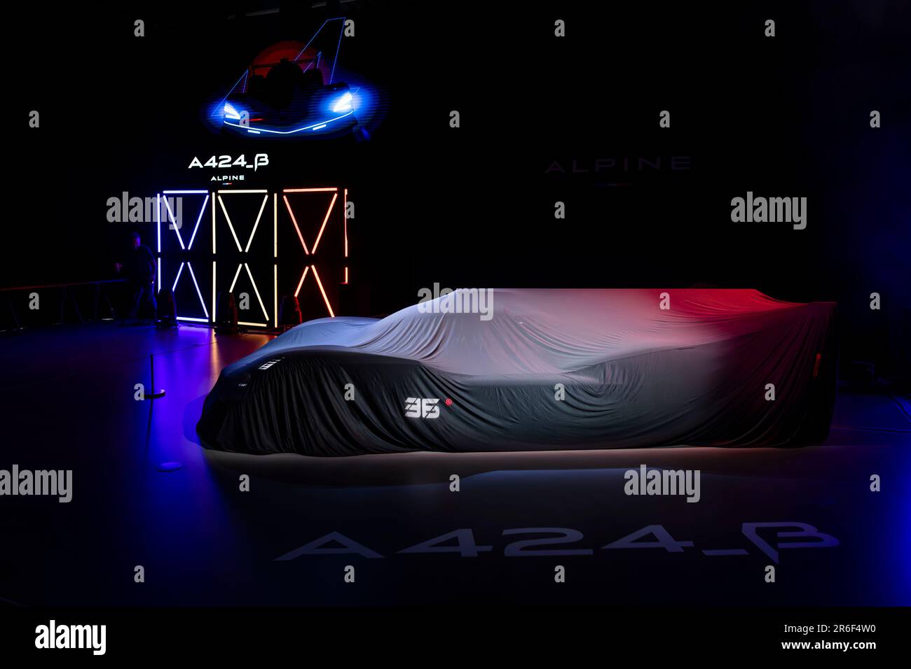 Le Mans, France. 08th June, 2023. Presentation of the Alpine A424 Beta ...