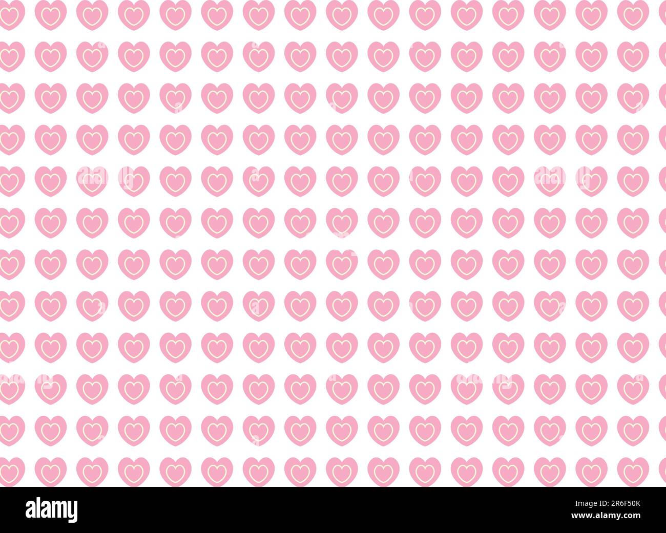 Vector swatch heart striped fabric wallpaper in pink and ecru that ...