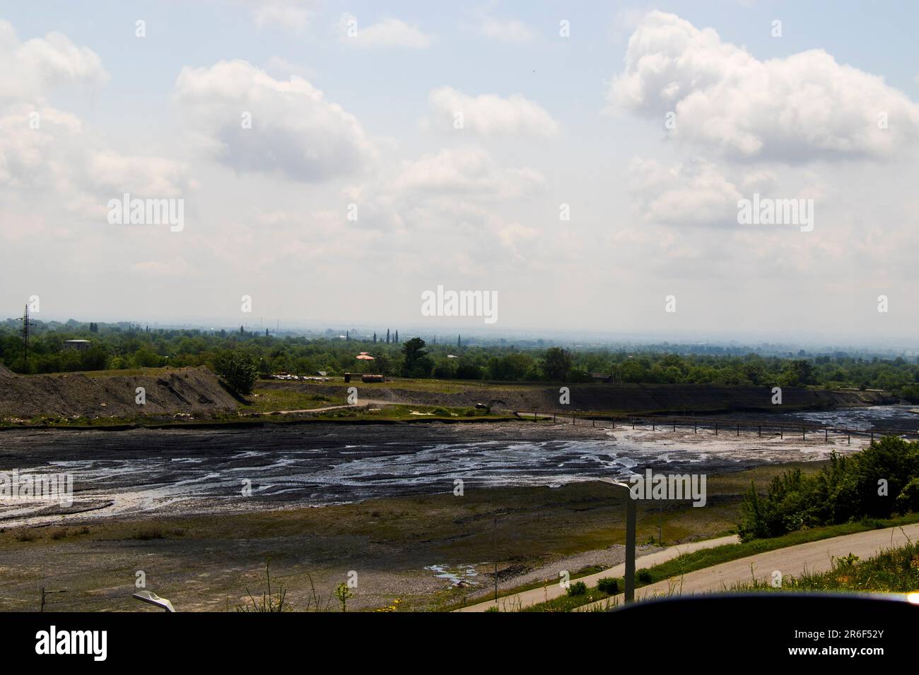 River landscape and view in Kakheti, Georgia Stock Photo - Alamy