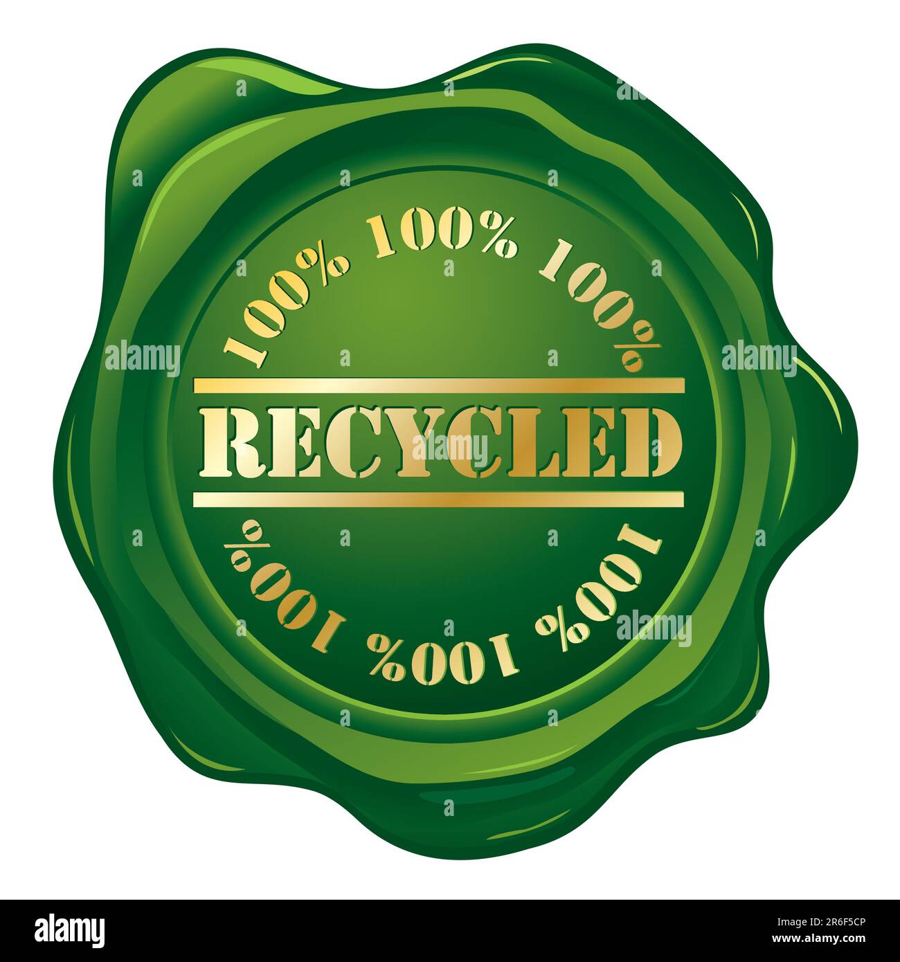 Recycled green stamp. Please check my portfolio for more stationery ...