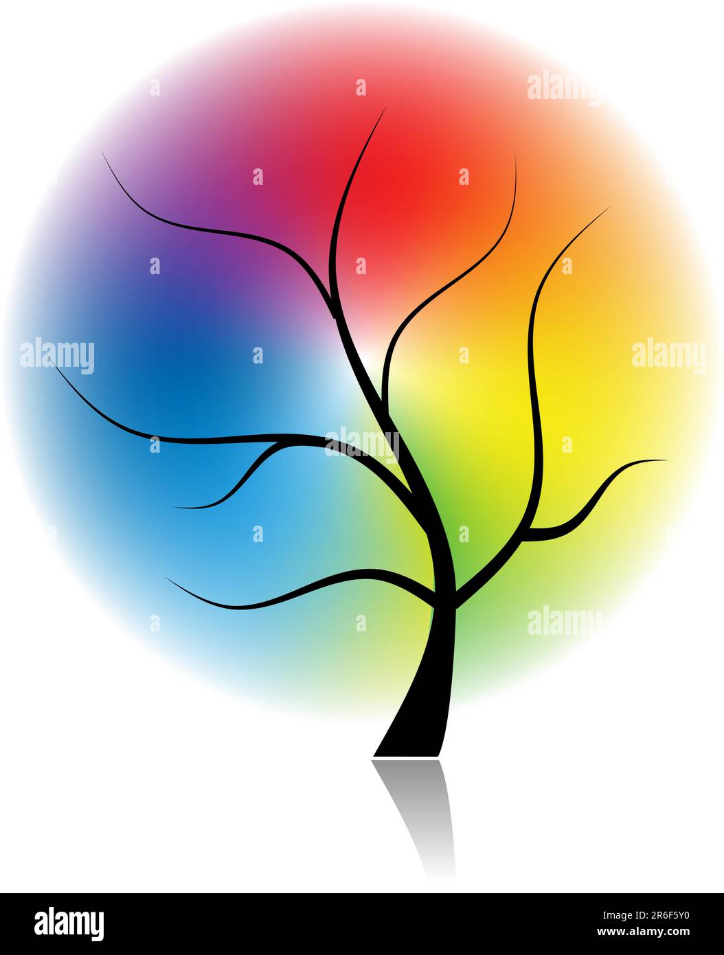 Art tree of spectral colors for your design Stock Vector Image & Art ...