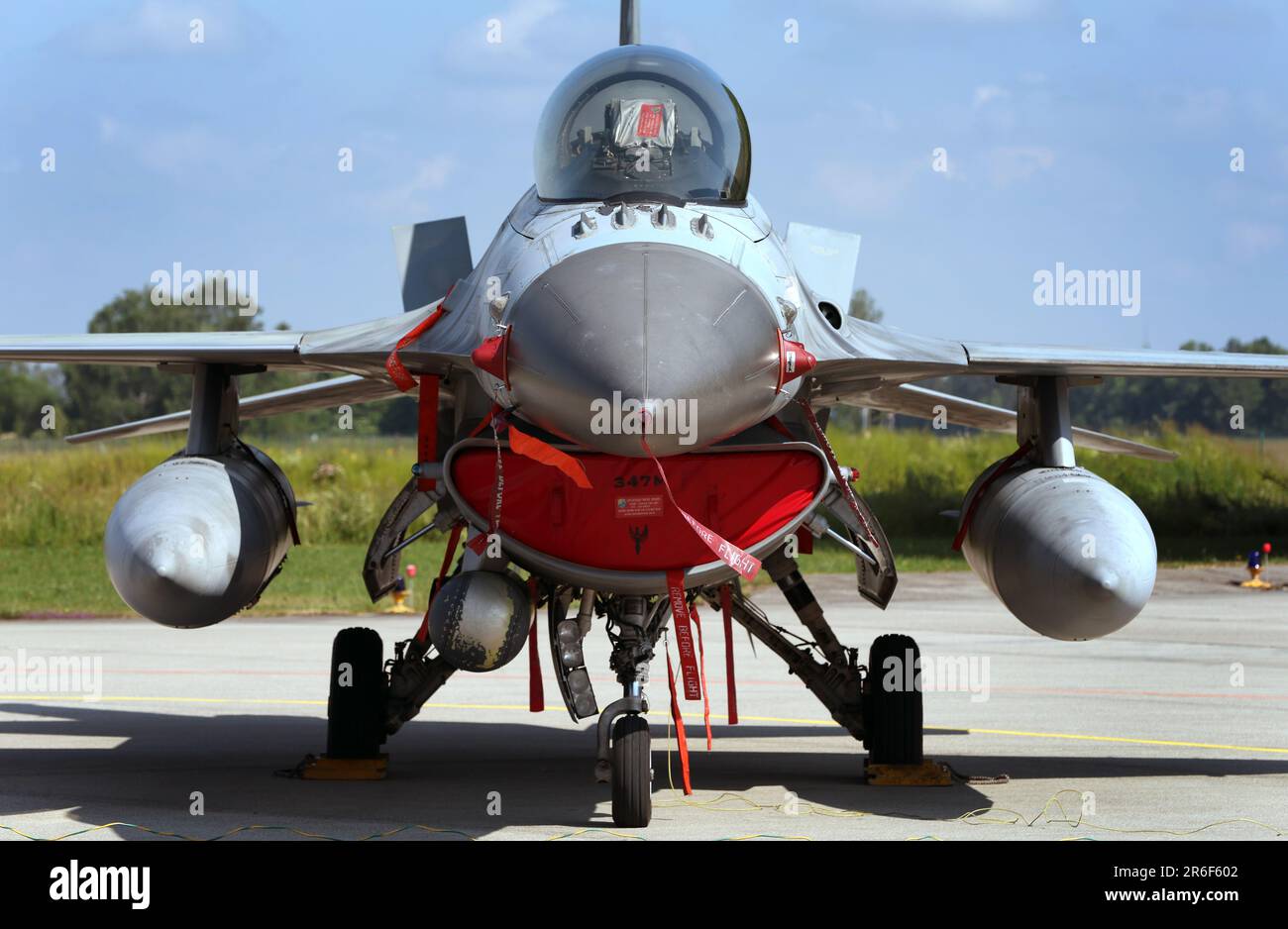 Graben, Germany. 09th June, 2023. A Greek Air Force F-16 fighter ...
