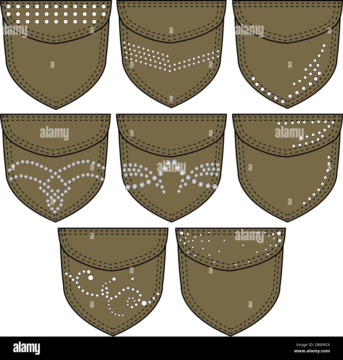 Back pockets Stock Vector Images - Alamy