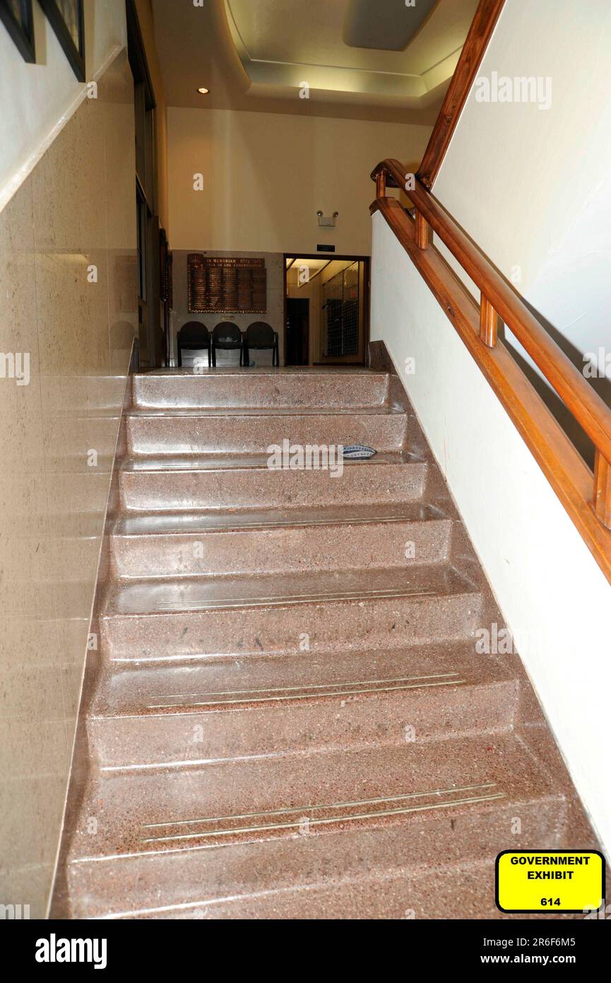 This photo of a staircase in the Tree of Life synagogue building in ...