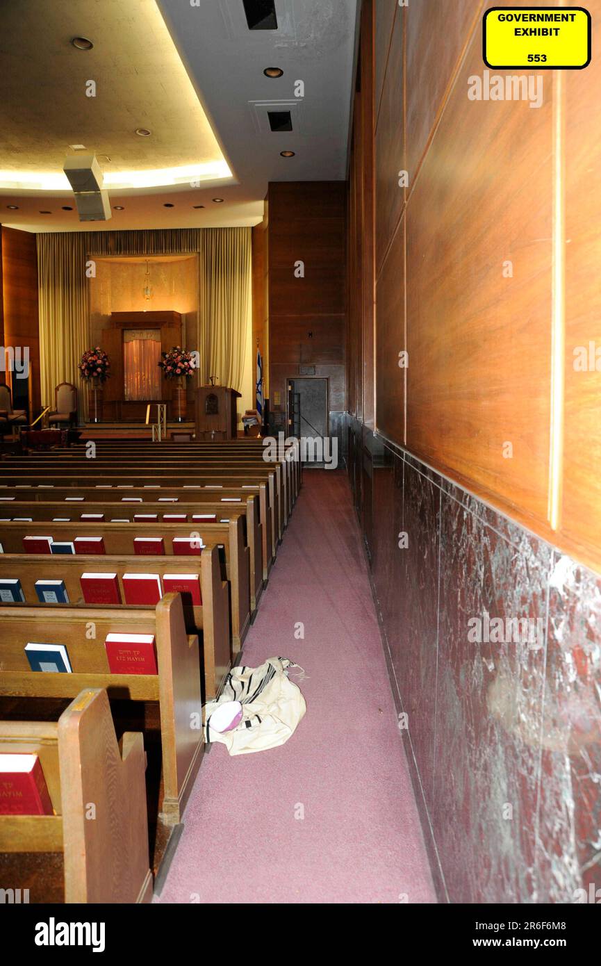 This photo of the Pervin Chapel in the Tree of Life synagogue building ...