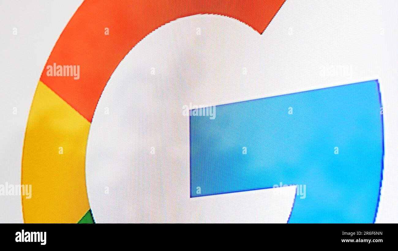 New York, USA - 31.05.2023: Google technology company logo on the ...