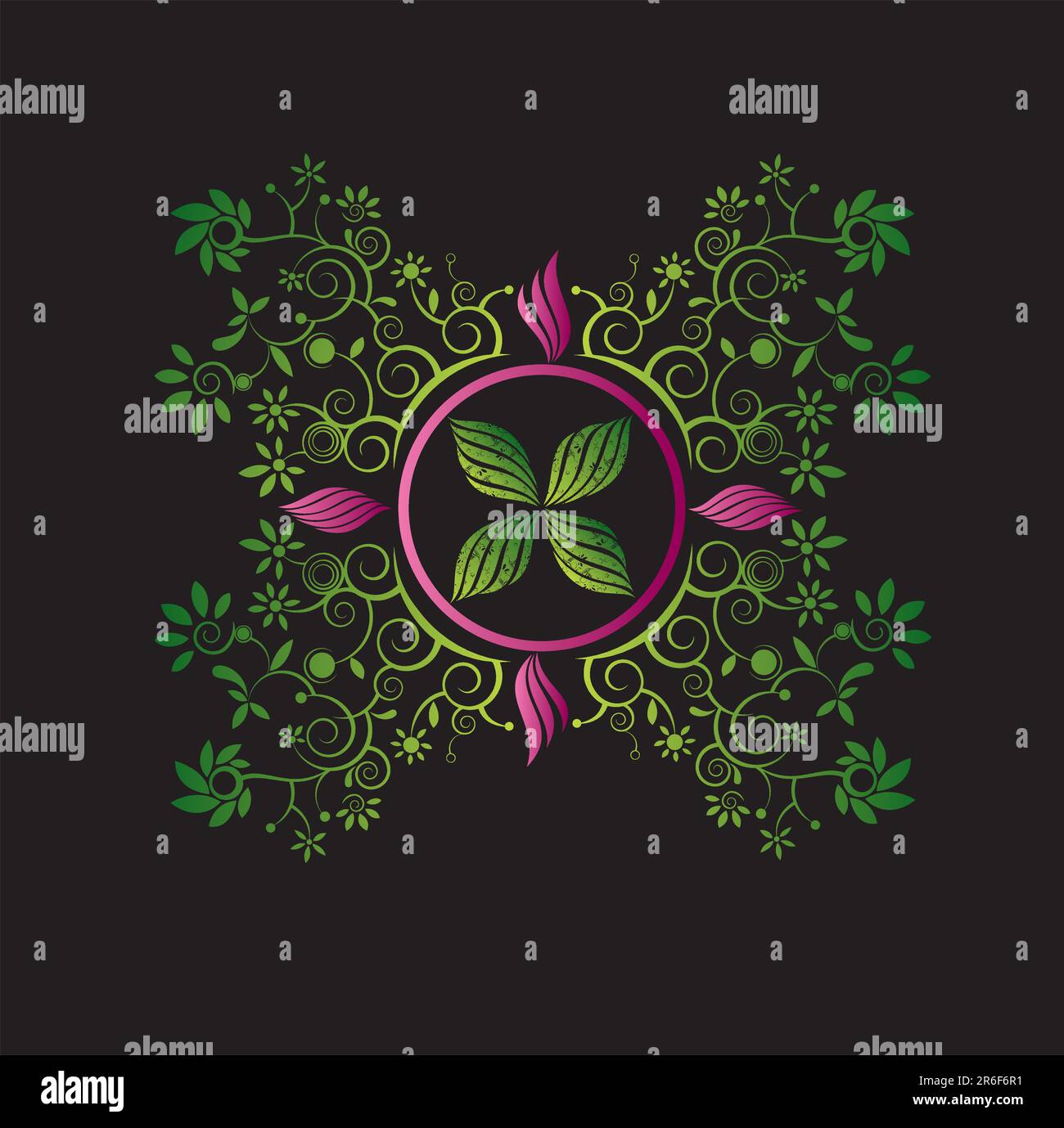 elegant flower vector background Stock Vector Image & Art - Alamy