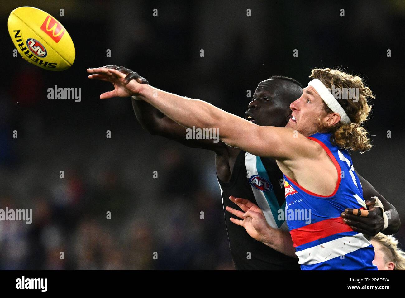 Melbourne, Australia. 09th June, 2023. Aaron Naughton of Western ...