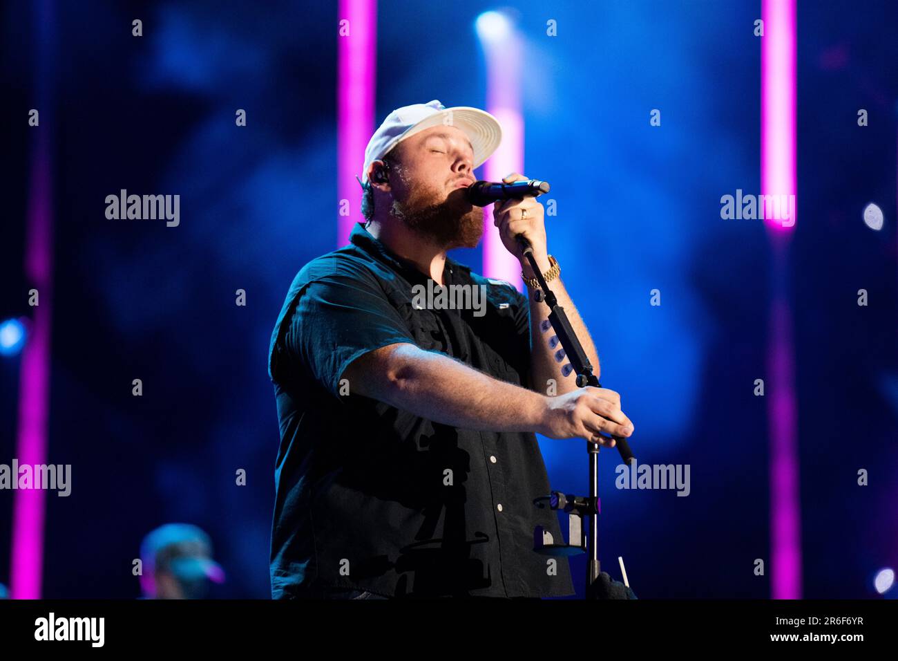 Nashville, USA. 08th June, 2023. Luke Combes performs on stage at the ...