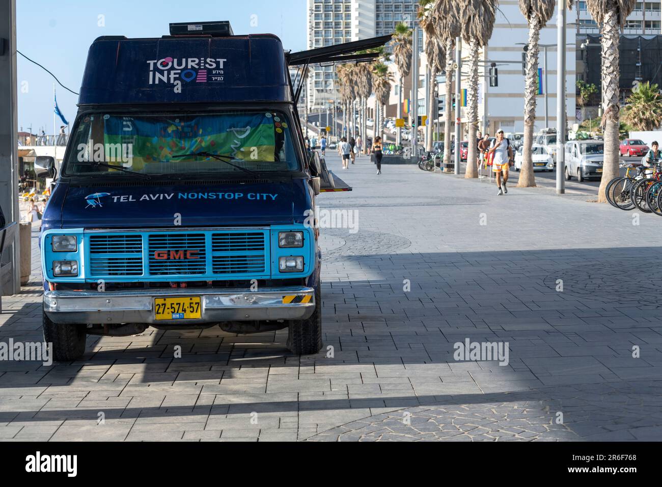 Mobile Tourist Information Center Operated by the Tel Aviv Municipality ...