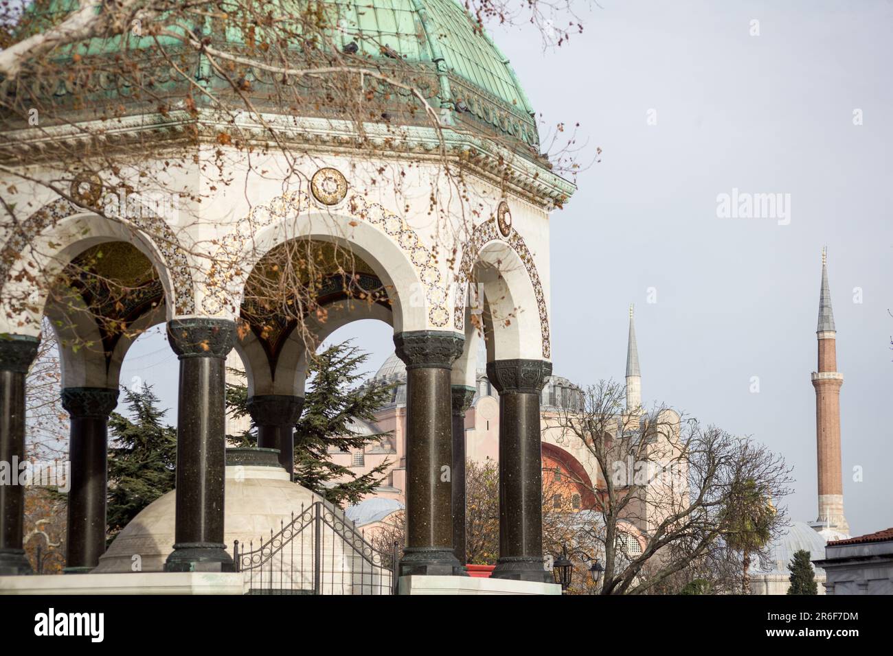 The fountain built by Wilhelm II, the last German Emperor and King of ...