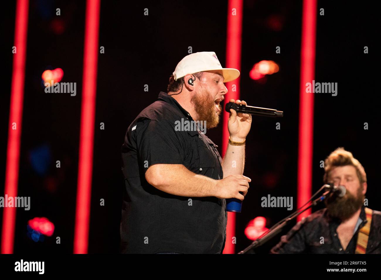 Nashville, USA. 08th June, 2023. Luke Combes performs on stage at the ...