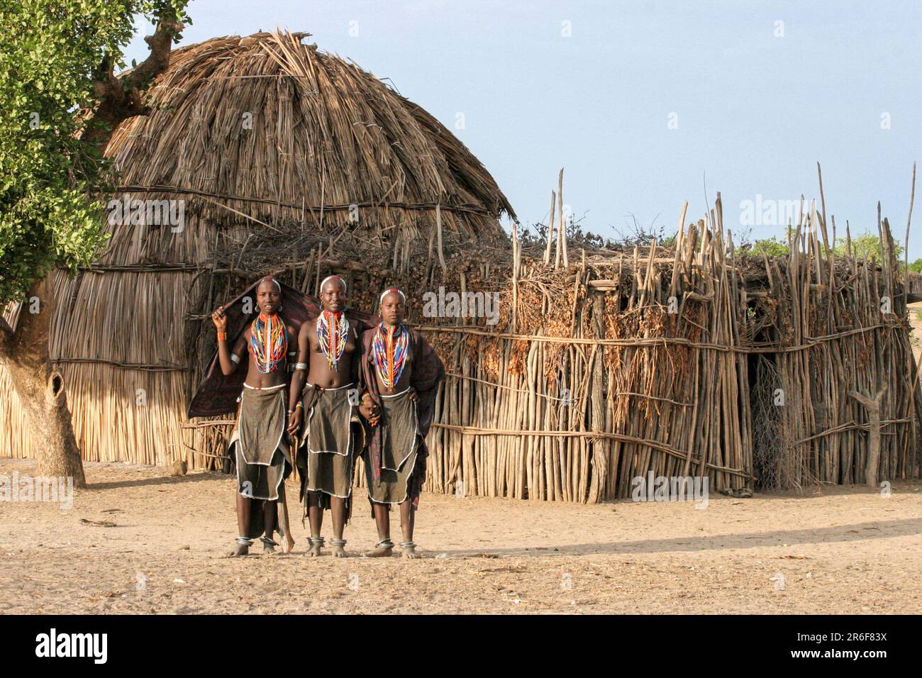 Members of the Arbore tribe photographed in the Omo valley, Ethiopia ...