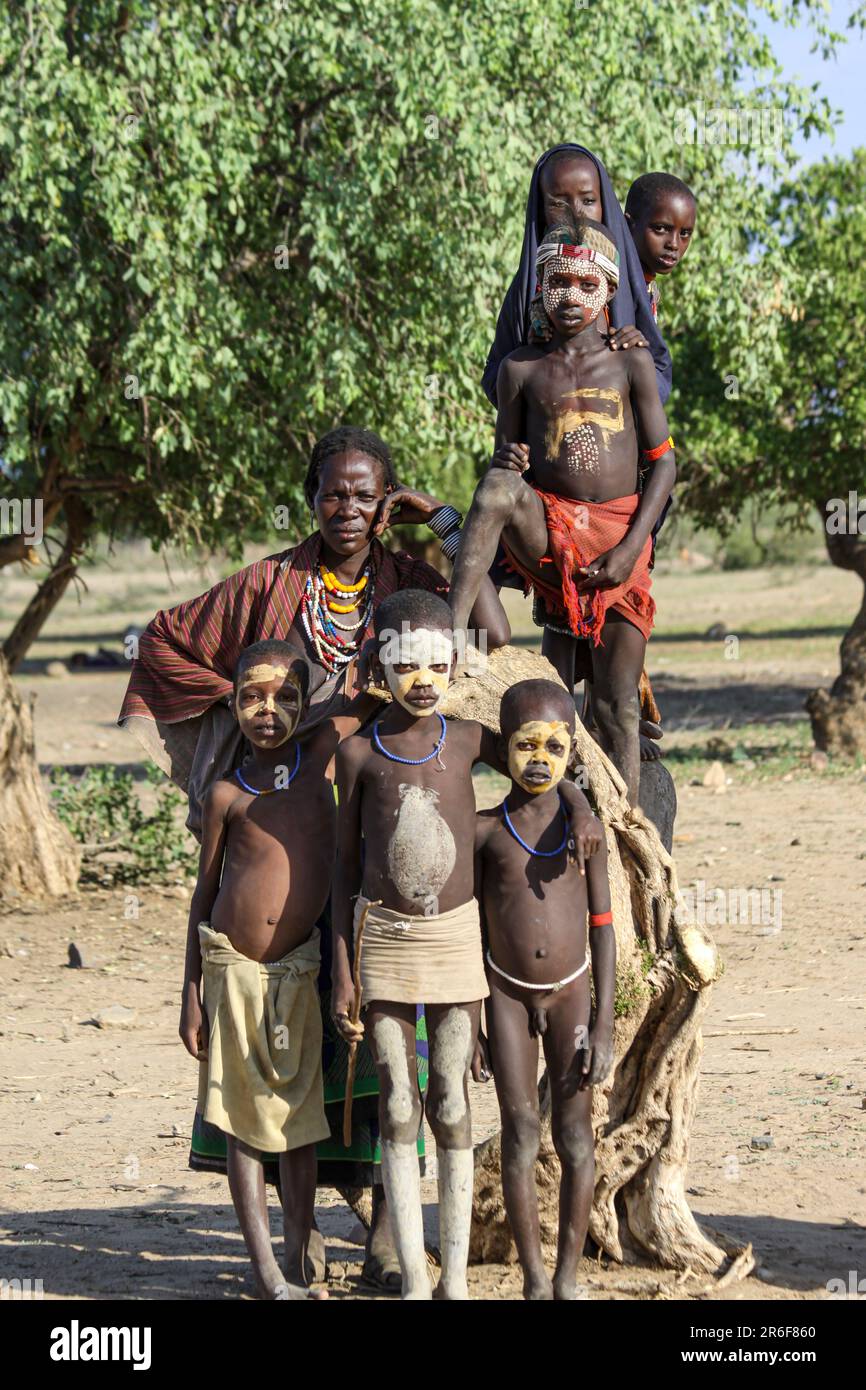 Members of the Arbore tribe photographed in the Omo valley, Ethiopia ...