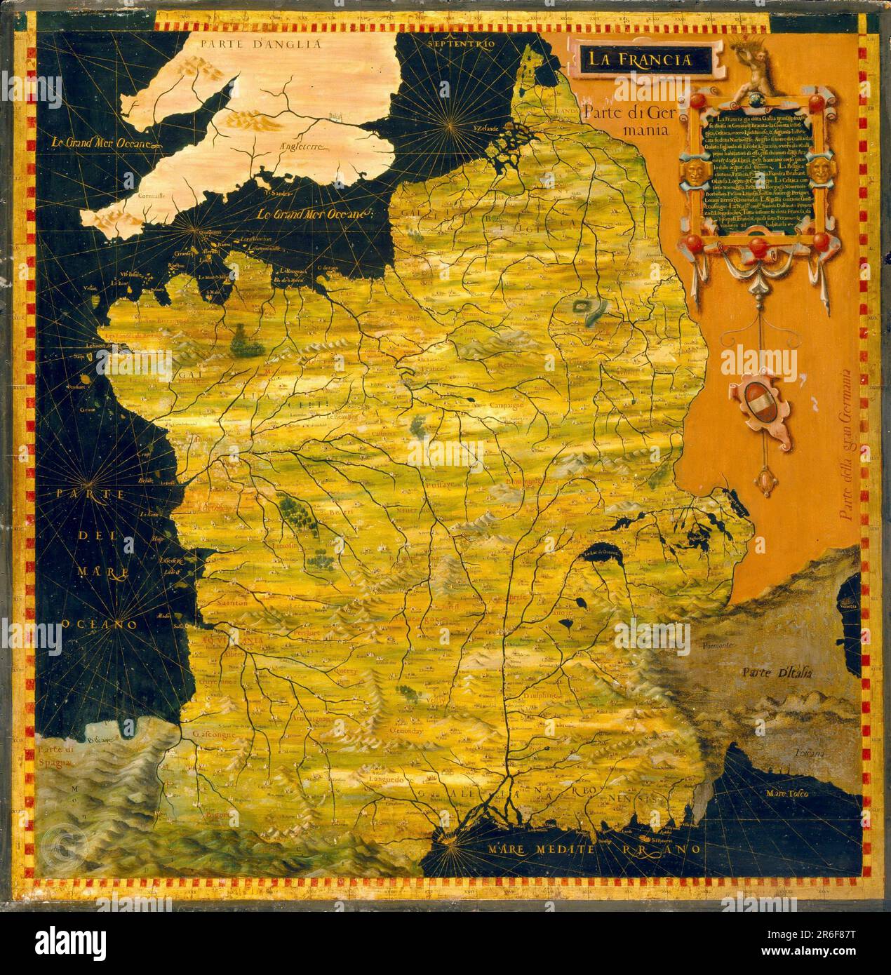 Antique world maps HQ – Map of France - Hall of Geographical Maps ...