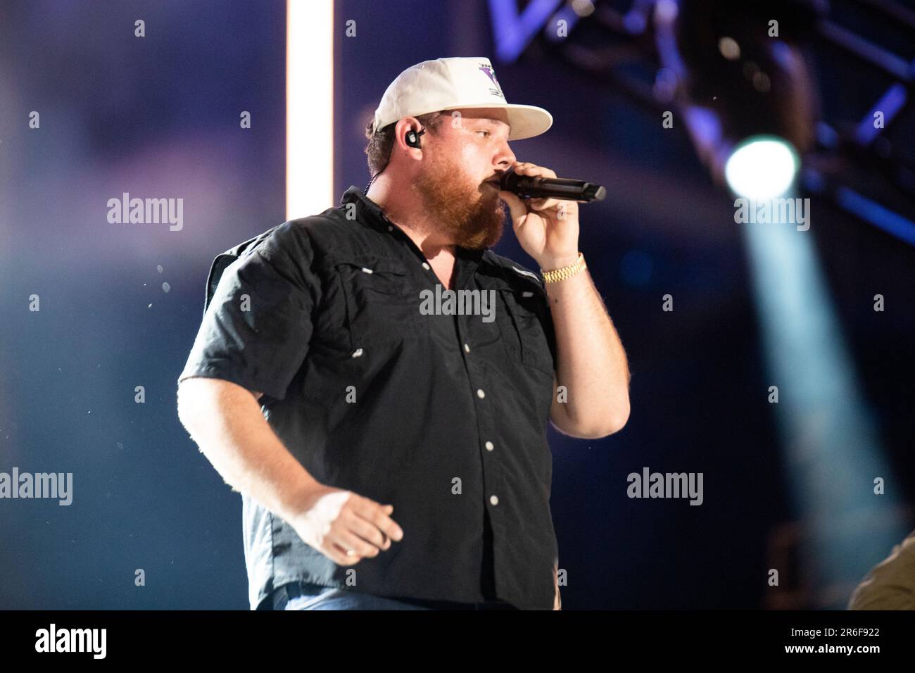 Nashville, USA. 08th June, 2023. Luke Combes performs on stage at the ...