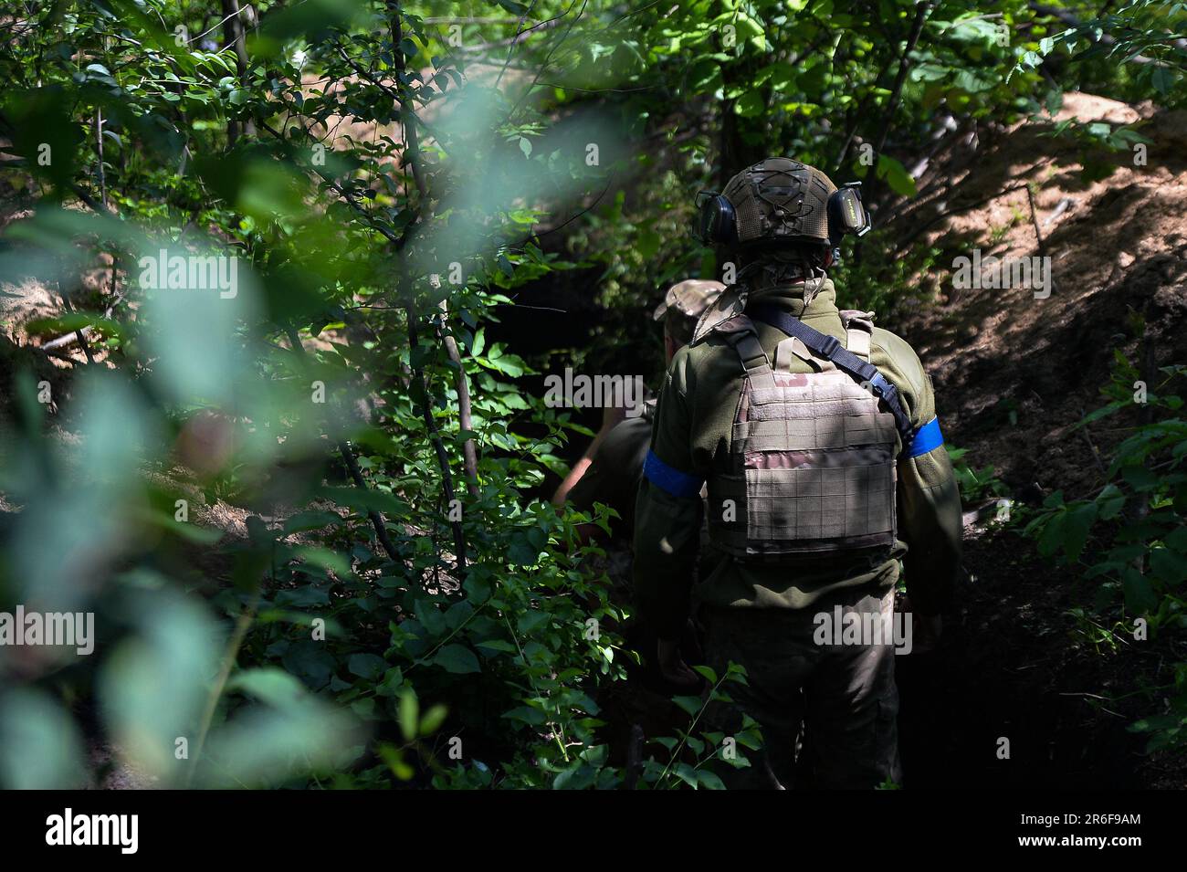 Vuhledar, Donetsk Oblast, Ukraine. 8th June, 2023. Soldiers from the ...