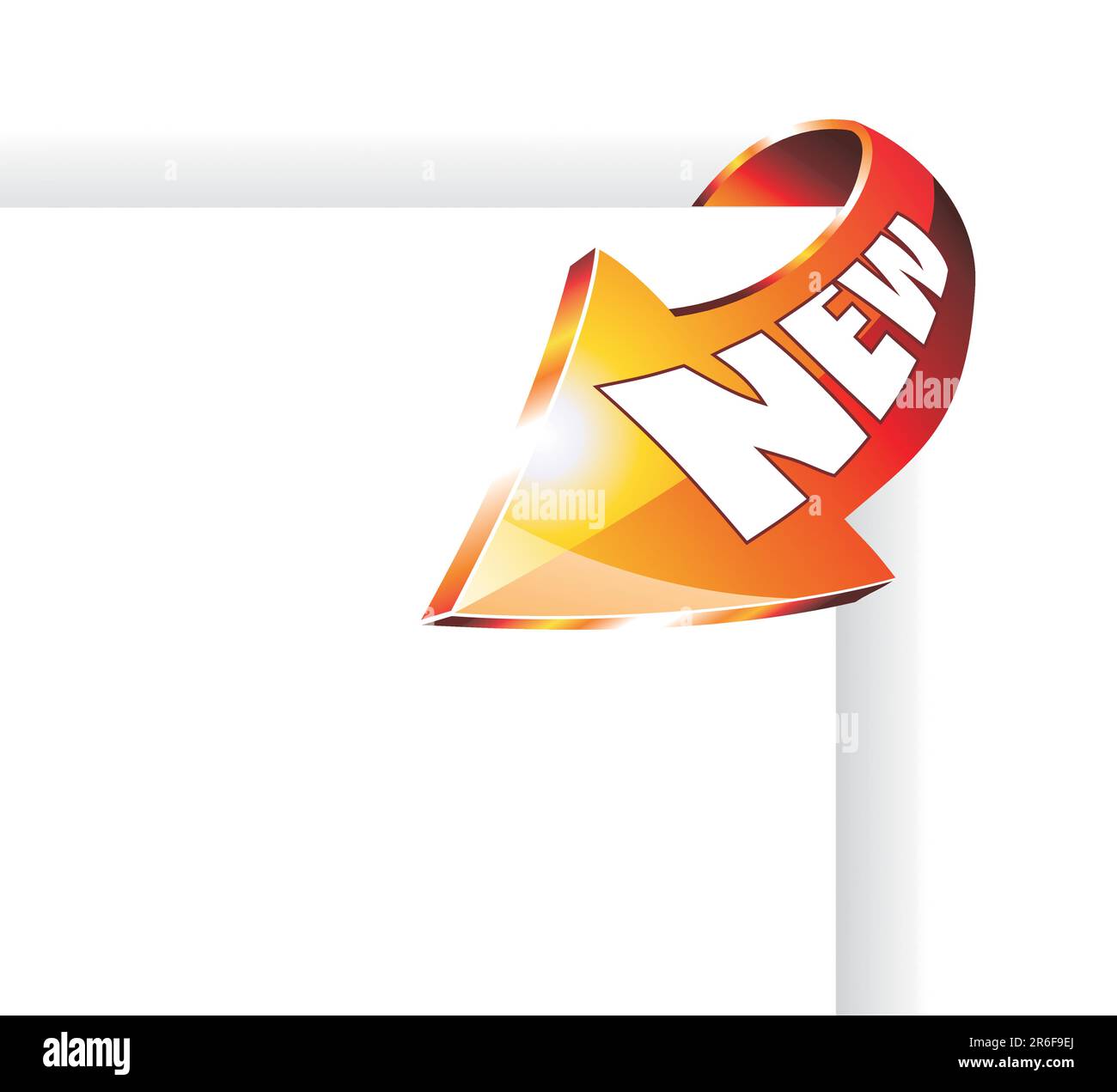 Abstract Arrow pointing to the center of the image, starting from ...