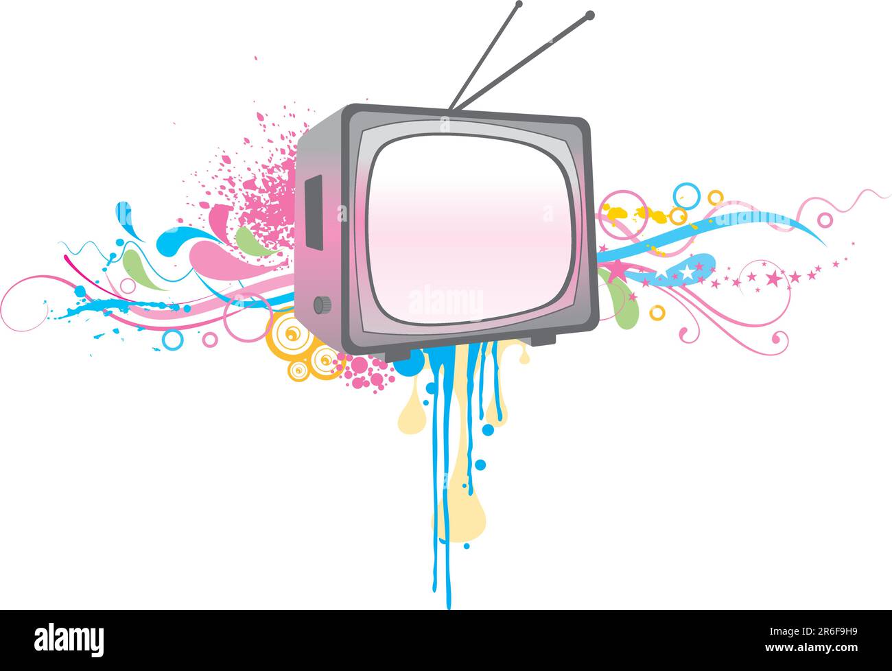 Old style tv pattern design Stock Vector Image & Art - Alamy