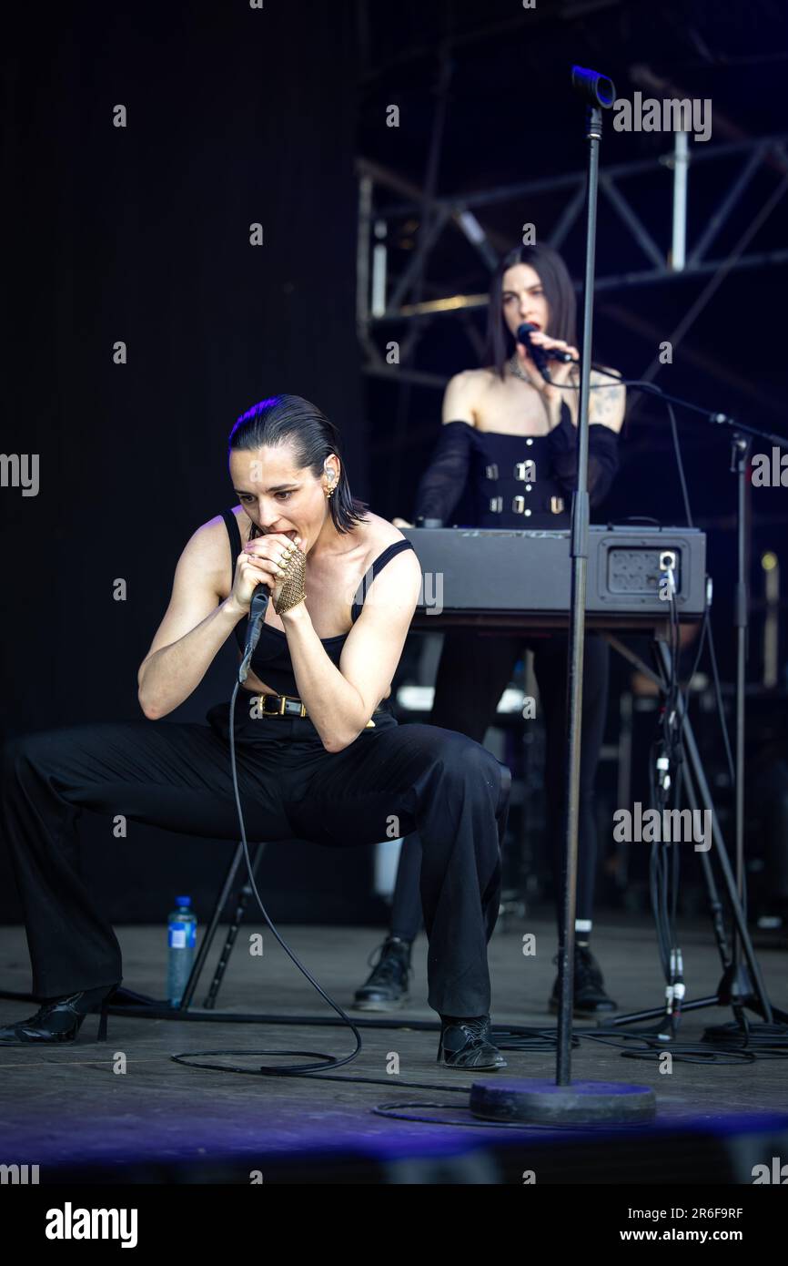 Oslo, Norway. 08th June, 2023. The French singer and songwriter Jehnny ...