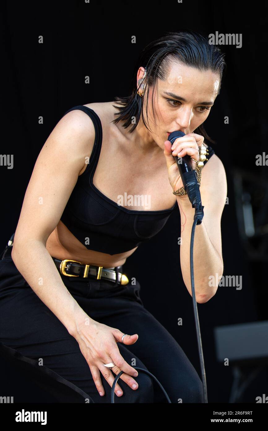 Oslo, Norway. 08th June, 2023. The French singer and songwriter Jehnny ...
