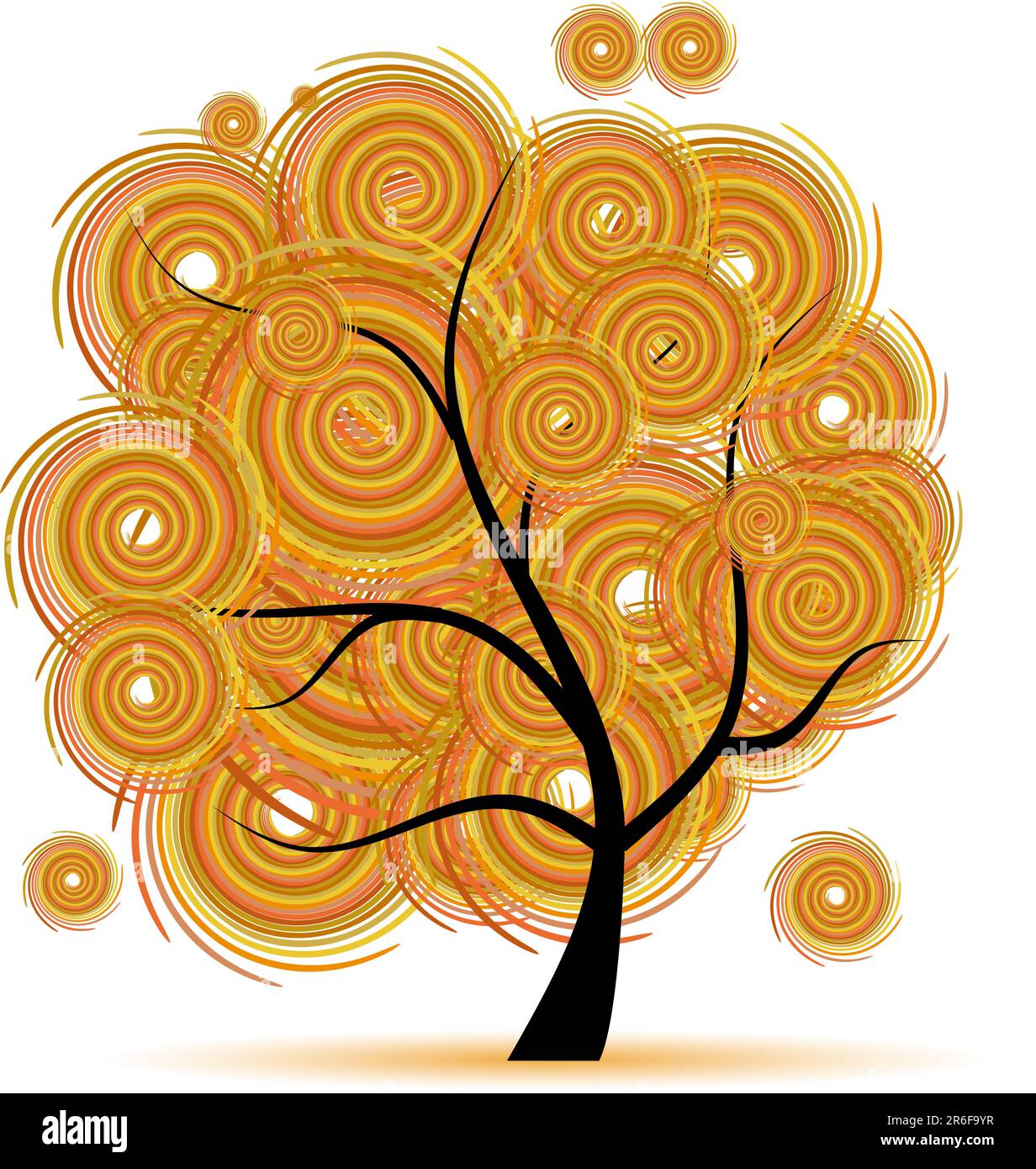 Fantasy tree Stock Vector Images - Alamy