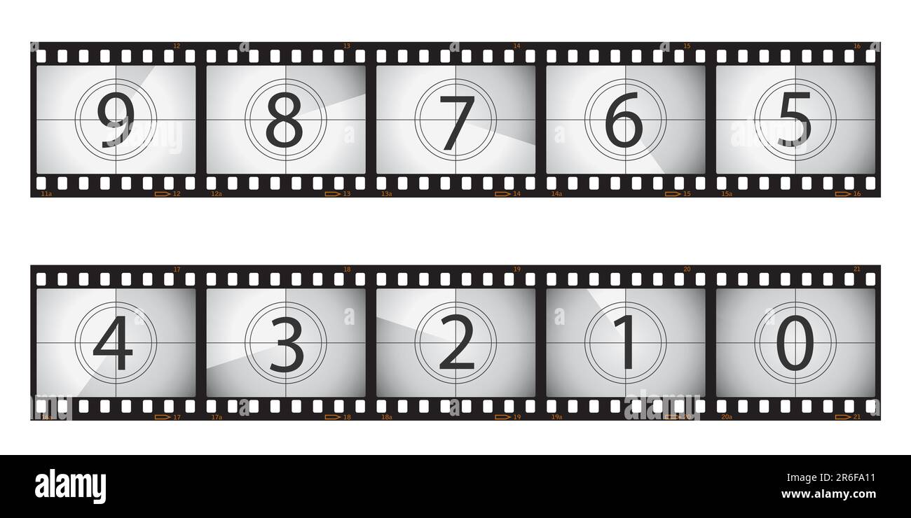 Film countdown illustration. Please check my portfolio for more film ...
