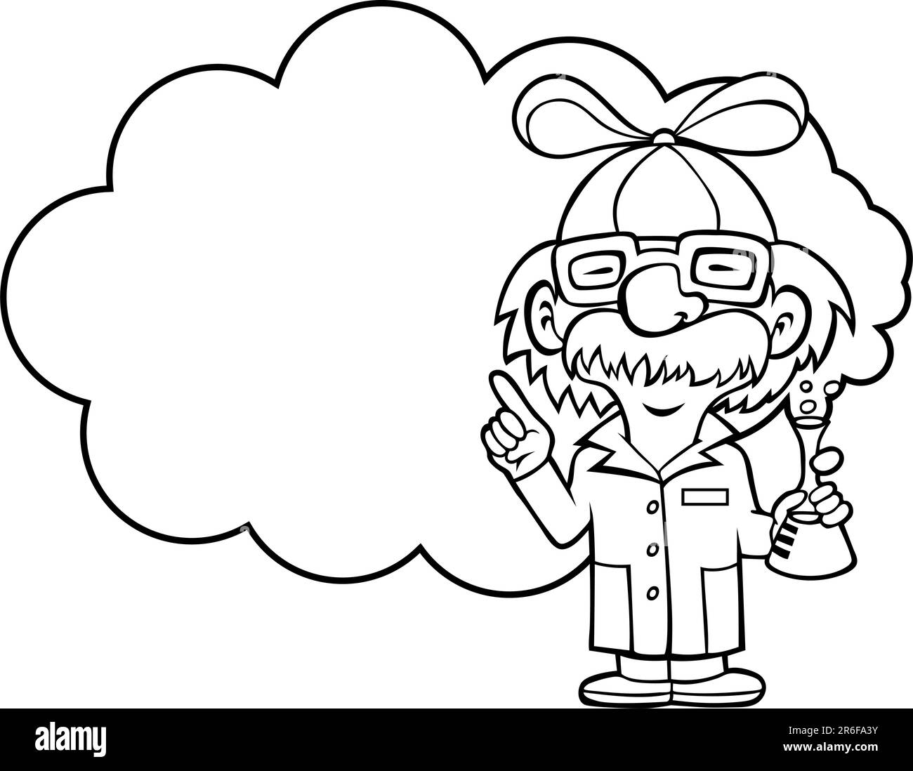 Albert einstein cartoon hi-res stock photography and images - Alamy