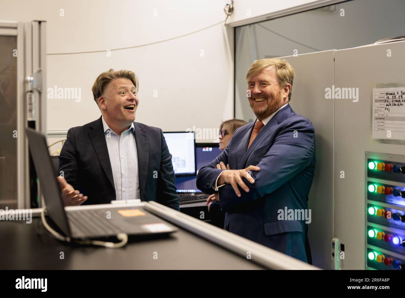 GELEEN - King Willem-Alexander during a working visit to the ...